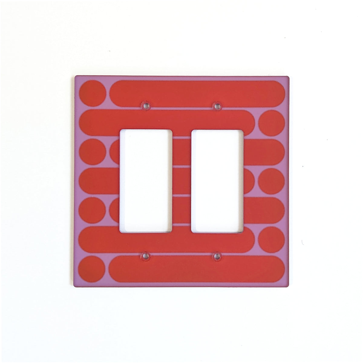 Pop of Color Double Switch Plate and Covers - Matte – Poppy and Honey Bee